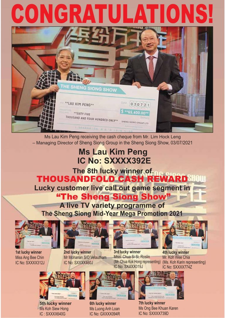 Online Grocery Supermarket Singapore - Sheng Siong Supermarket