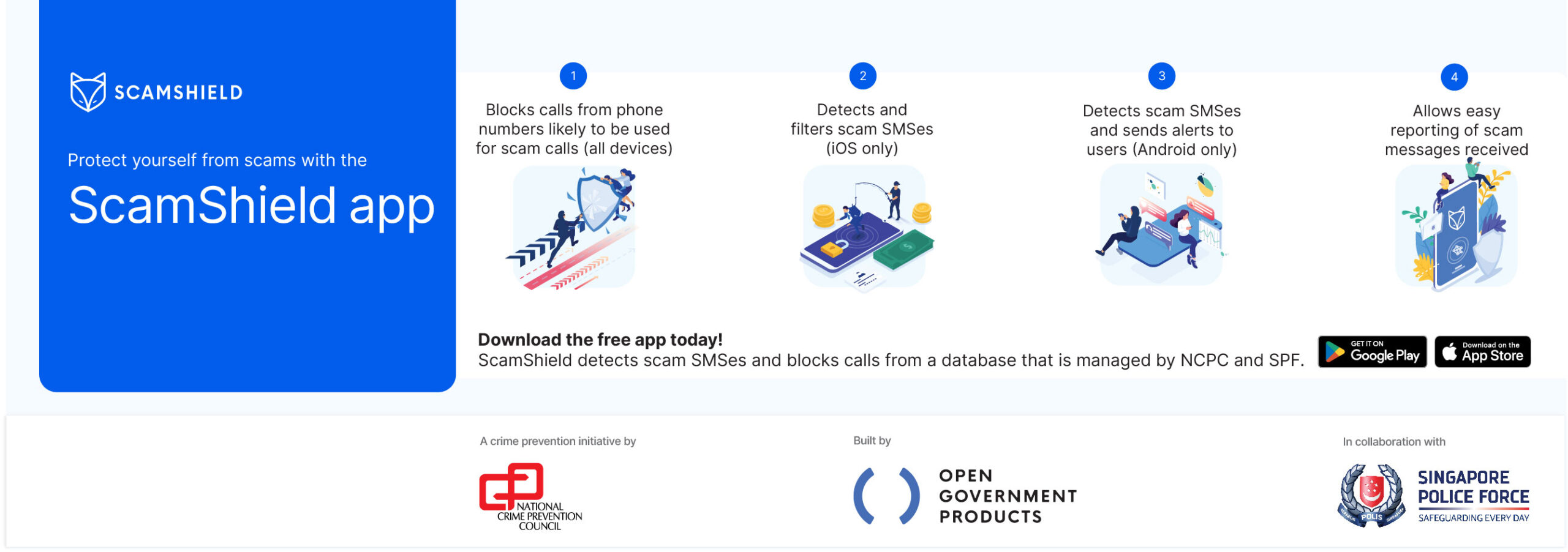 ACT Against Scams Using Scamshield - Sheng Siong Supermarket