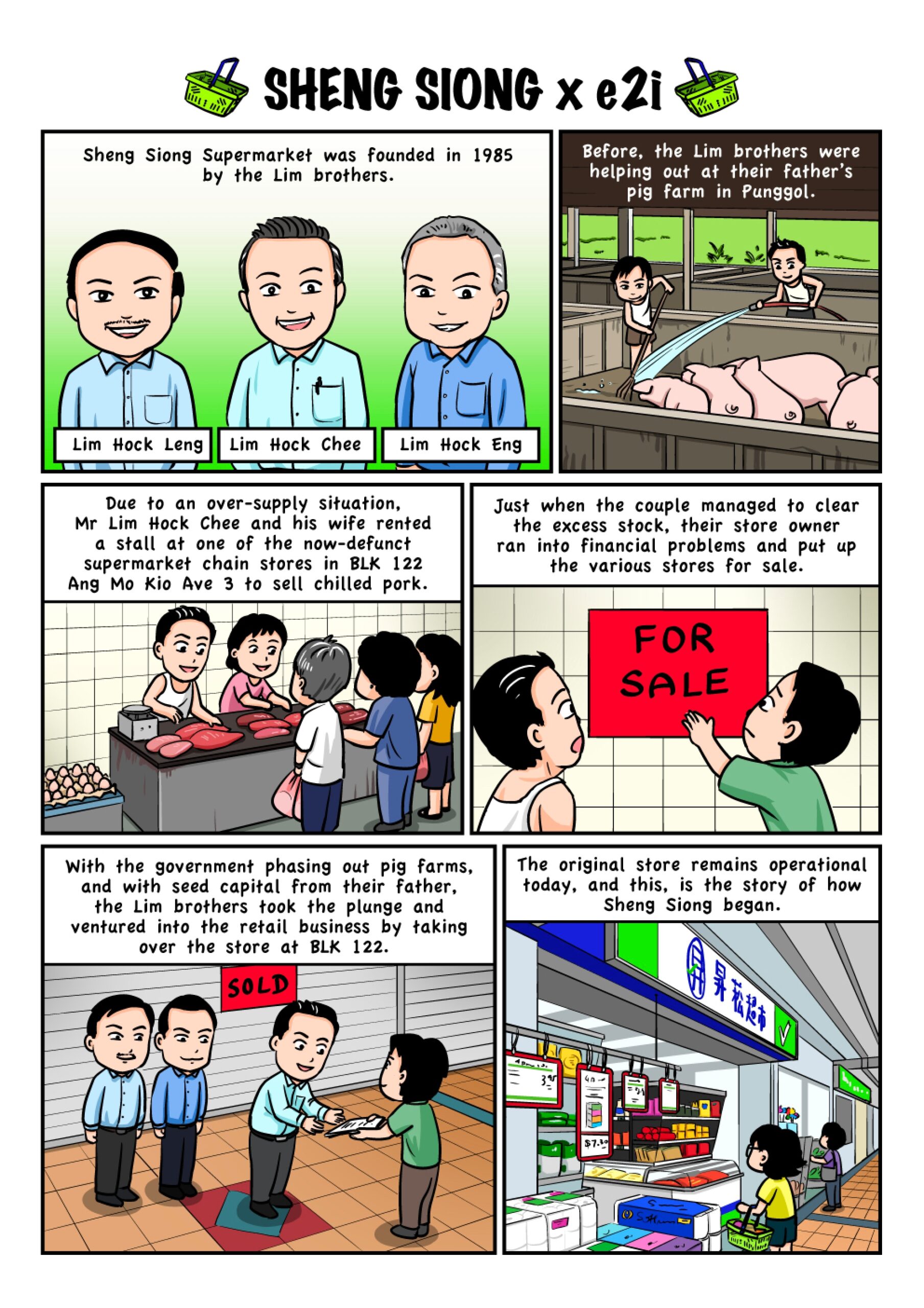 Sheng Siong Recruitment Comic in collaboration with E2i - Sheng Siong ...