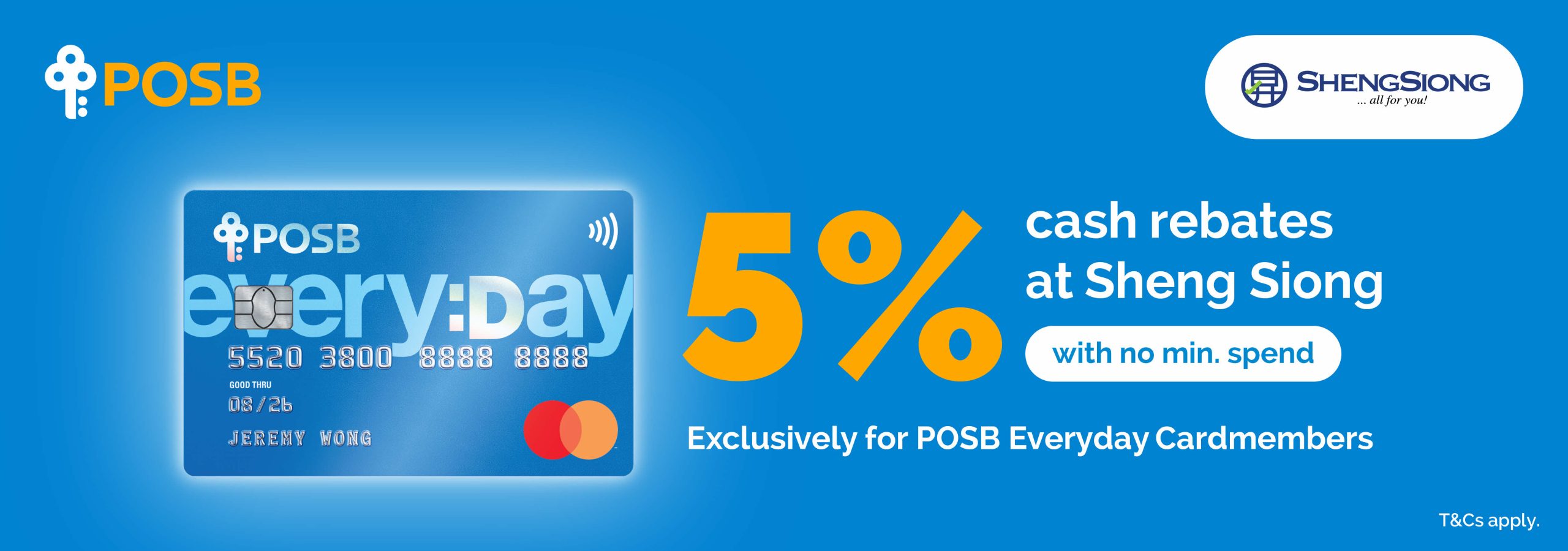 POSB EVERYDAY CARD - Sheng Siong Supermarket